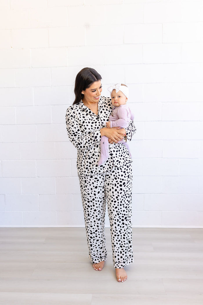 seesee | Black & White Postpartum Pajamas